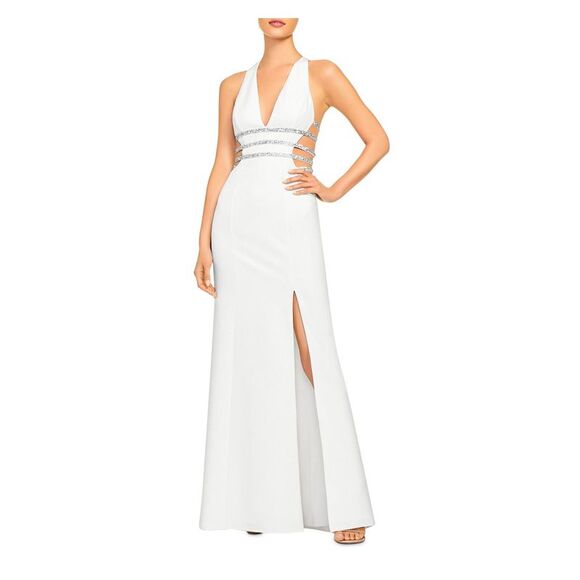 AIDAN AIDAN MATTOX | Dresses | Nwt Aidan Aidan Mattox Womens White Side ...